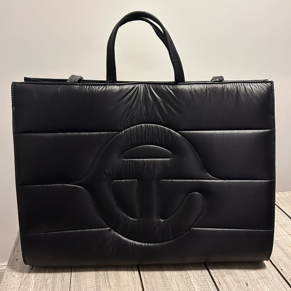 Telfar | Bags | Telfar Large Black Puff Shopper | Poshmark